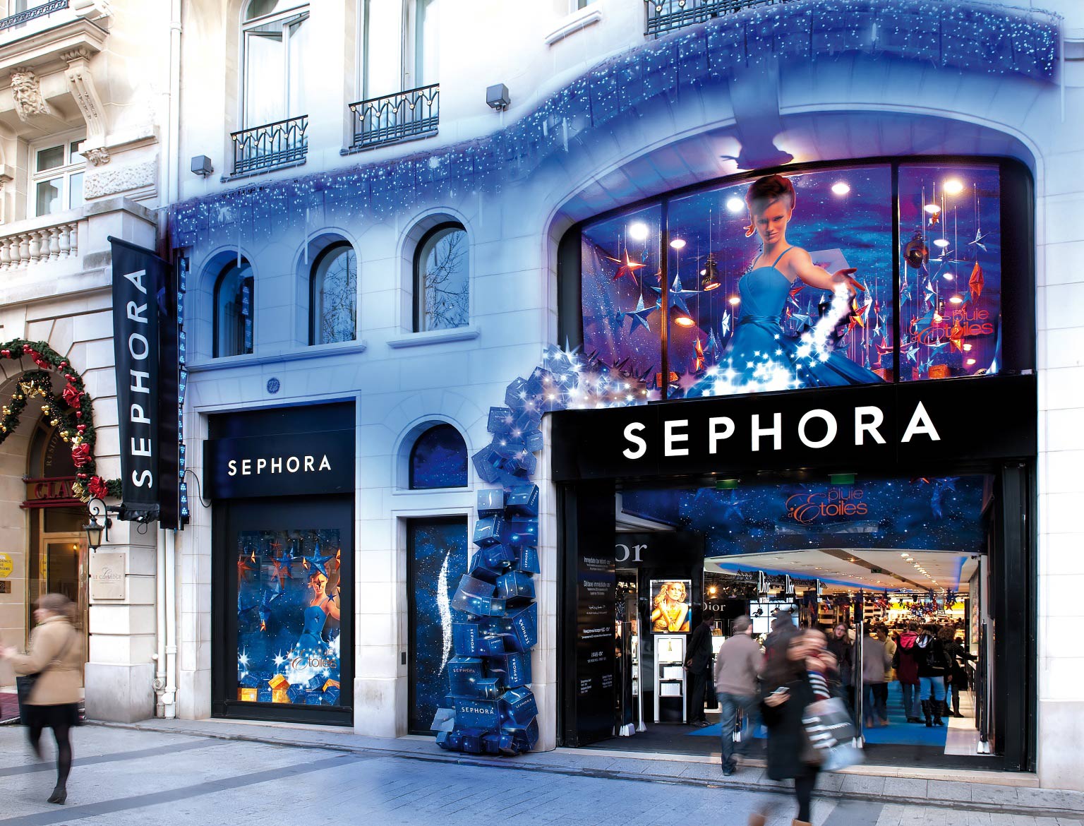 Sephora Flagship Christmas 2009 - Lightroom - Event, Design, Art Direction